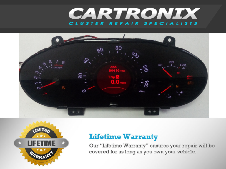 Kia Instrument Cluster OBC LCD screen pixel repair